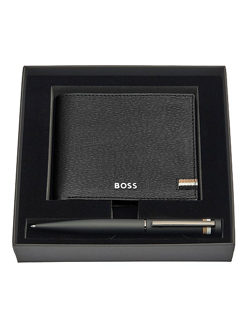 Boss Ballpoint Pen and Wallet Set | David Jones
