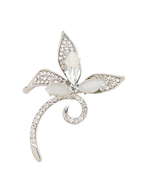 Barcs Flo Crystal Brooch | David Jones