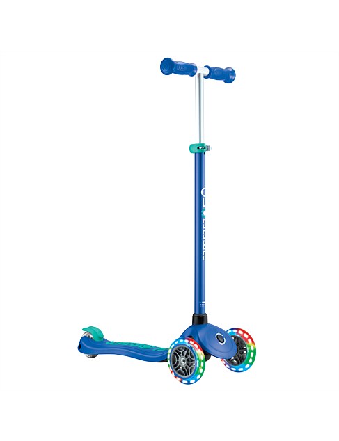 Globber Globber Primo Plus With Lights -Navy Blue/Emerald Green | David ...