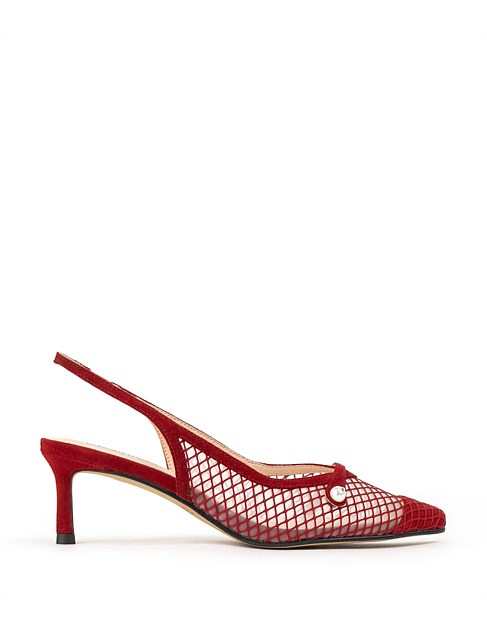 Edward Meller Dawn55 Mesh Slingback With Strap | David Jones