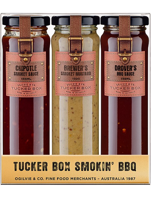 Ogilvie & Co Tucker Box Smokin'bbq Trio Set | David Jones