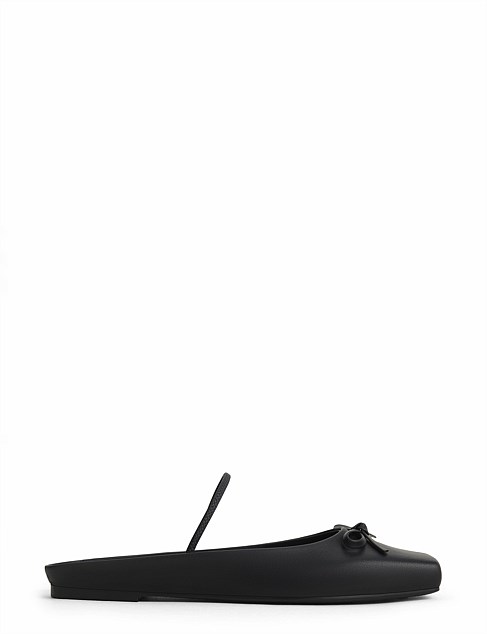 Charles & Keith Women's Covered Open-back Flats Shoe | David Jones