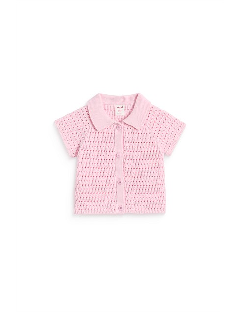 Seed Heritage Textured Knit Shirt | David Jones