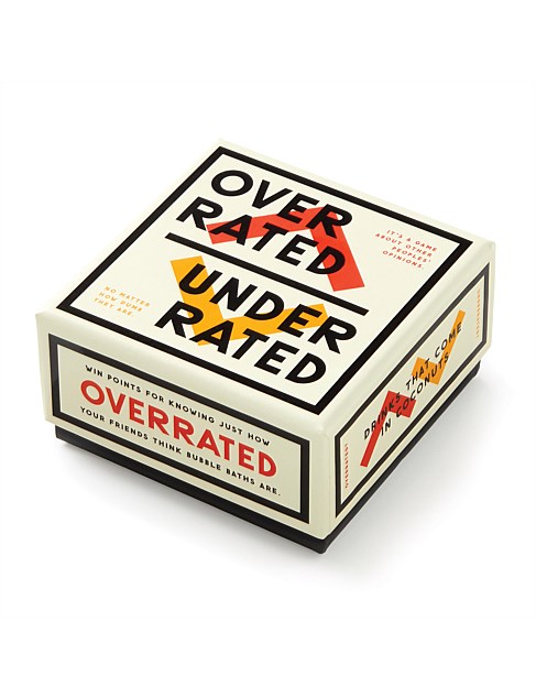 Brass Monkey Overrated/underrated Social Game | David Jones