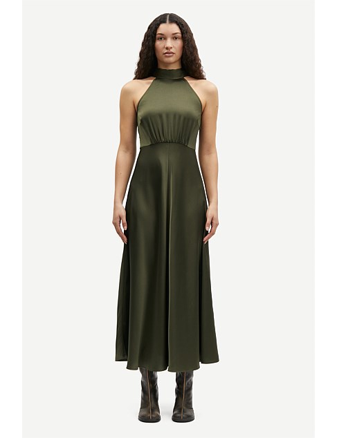Samsoe Samsoe Rheo Halter Neck Maxi Dress | David Jones