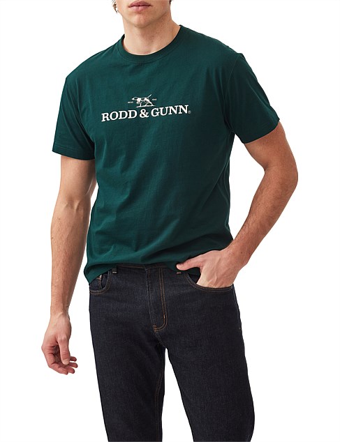 Rodd & Gunn Logo T-shirt -Bottle Green | David Jones