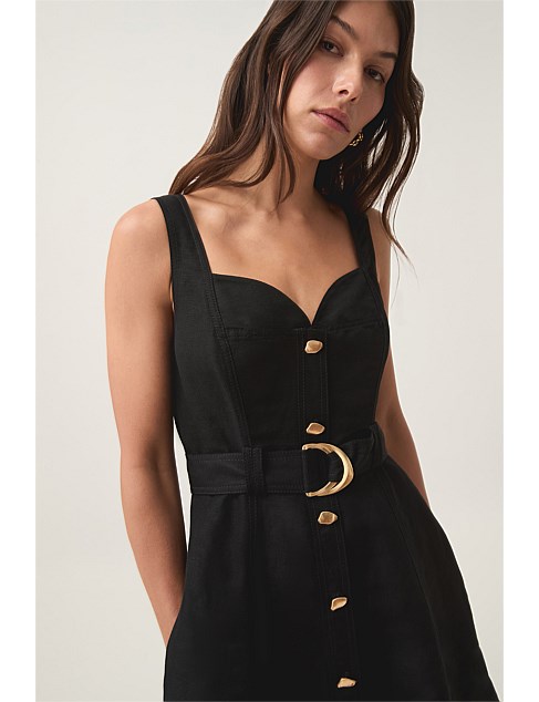 Aje Clay Belted Mini Dress | David Jones