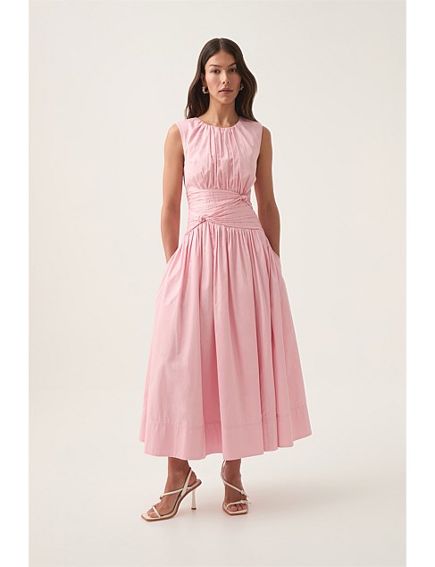 Aje Agatha Knot Waist Midi Dress | David Jones