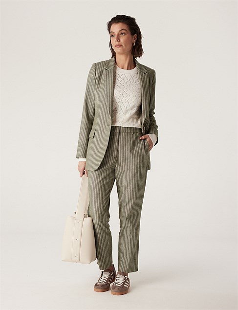 Cable Mosman Pinstripe Pant | David Jones
