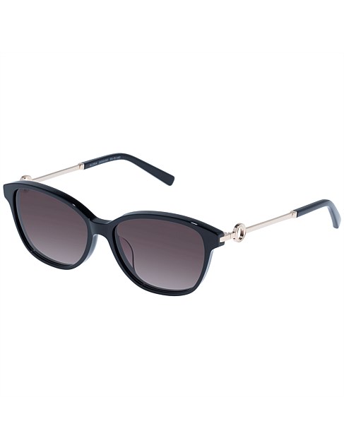 Oroton Alora Black D-frame Sunglasses | David Jones