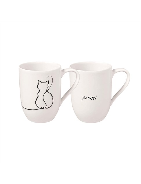 Villeroy & Boch Statement Cat Set 2pcs | David Jones