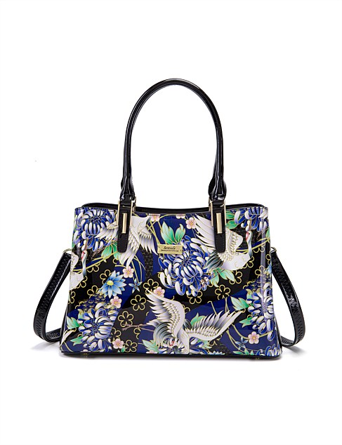 Serenade Natsumi Grip Handle Leather Bag | David Jones