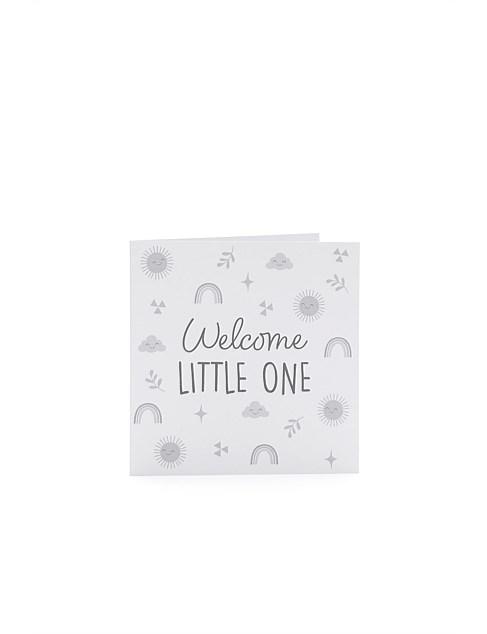 Seed Heritage Large Welcome Little One Card | David Jones