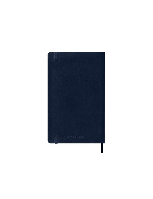 Moleskine 2025 12 Month Weekly Notebook Sc Diary Large Sapphire Blue ...