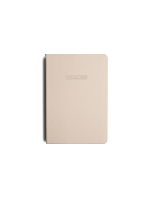 Migoals 2025 A5 Classic Weekly Spread Soft Cover Diary Sand | David Jones