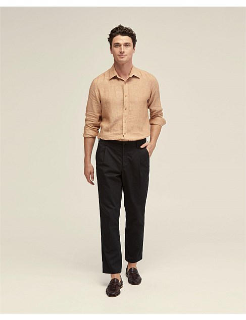 Oxford Fergus Pure Linen Shirt | David Jones