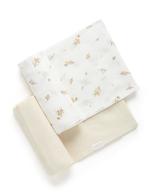 Purebaby Muslin Wrap 2 Pack | David Jones