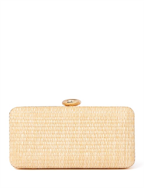 Forever New Helen Weave Hardcase Clutch | David Jones