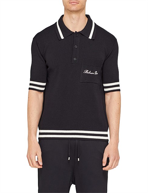 Balmain Balmain Signature Wool Polo | David Jones
