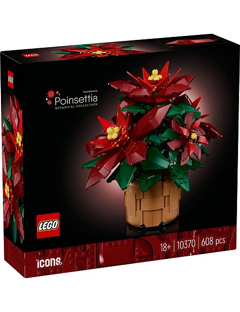 Lego Lego Botanicals Poinsettia 10370 | David Jones