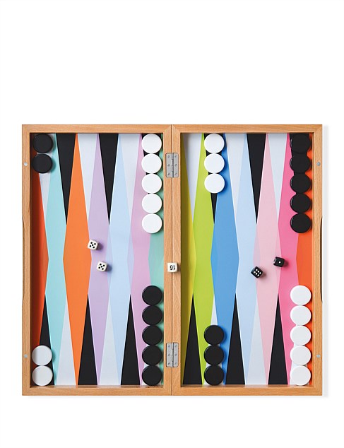 Moma Moma Colourplay Backgammon Set | David Jones