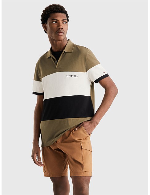 Tommy Hilfiger Colourblock Regular Polo | David Jones