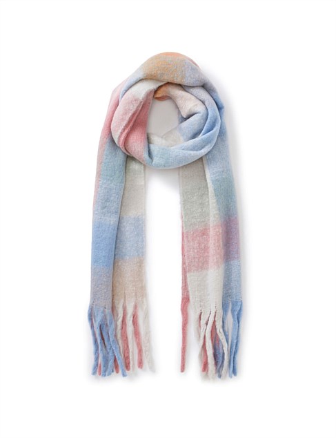 Milana Chunky Check Scarf | David Jones