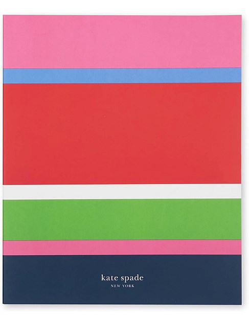 Kate Spade New York Sunny Day Stripe Concealed Spiral Notebook | David ...