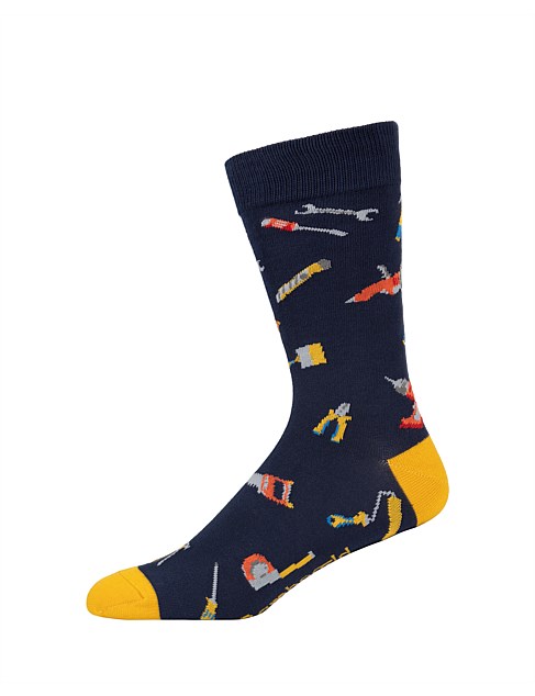 Bamboozld Mens Tradie Bamboo Sock | David Jones