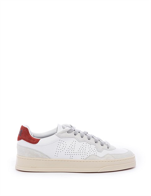 P448 Bali Recycled White/red Sneaker | David Jones