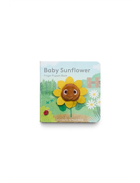 Seed Heritage Baby Sunflower Finger Puppet Book | David Jones