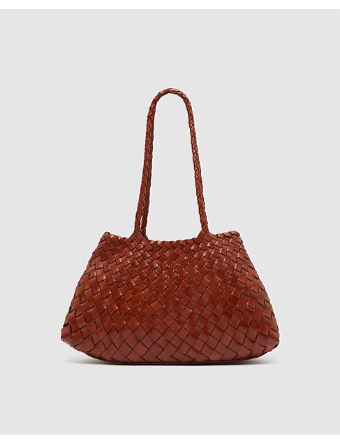 Oxford Layla Woven Leather Bag | David Jones