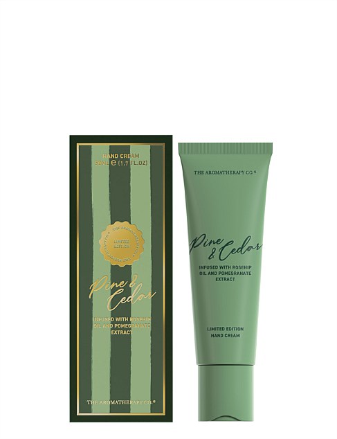The Aromatherapy Co. Festive Pine & Cedar Hand Cream 50ml | David Jones