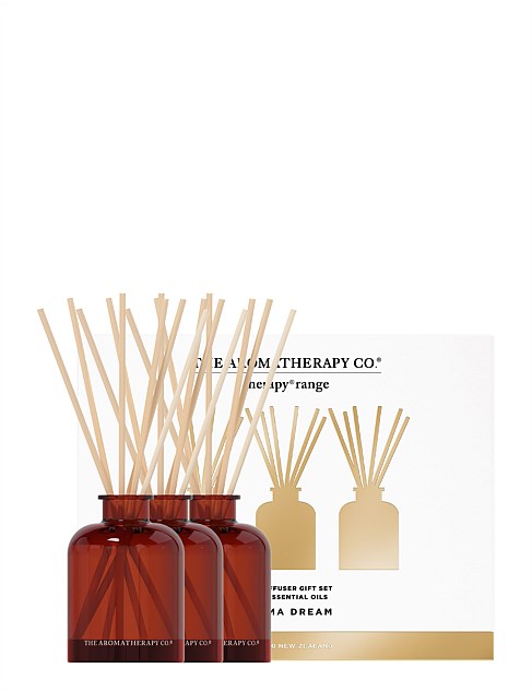 The Aromatherapy Co. Therapy Trio Reed Diffuser Gift Set | David Jones