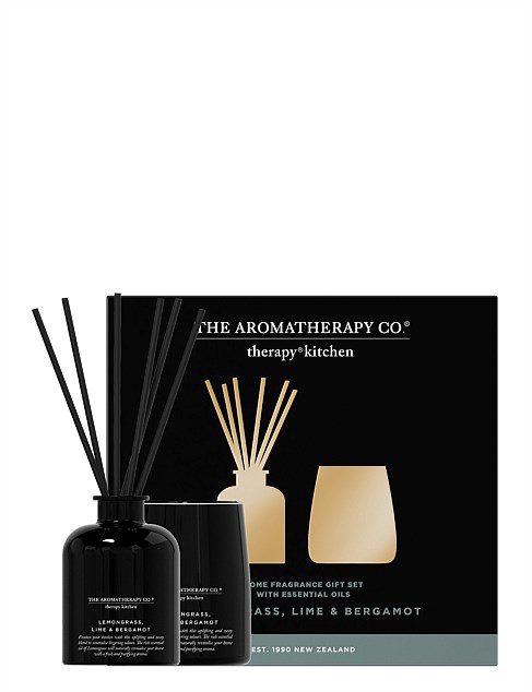 The Aromatherapy Co. Therapy Kitchen Lemongrass Home Fragrance Gift Set ...