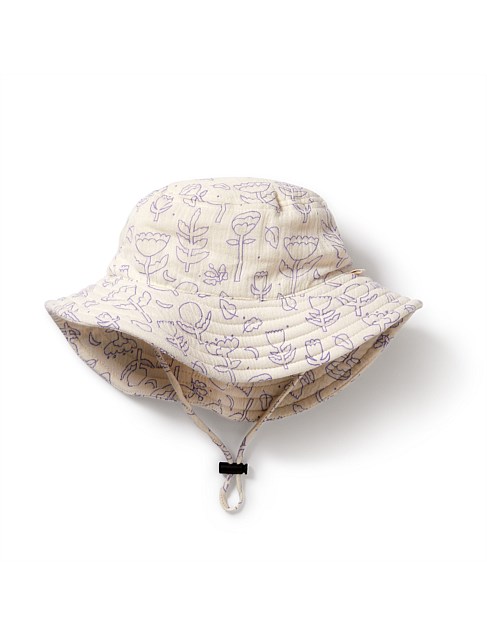Wilson & Frenchy Flow Organic Crinkle Sun Hat | David Jones