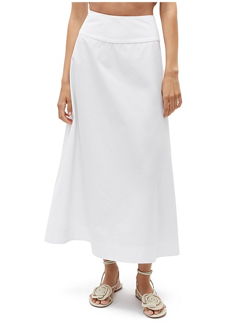 Seed Heritage Basque Waist Circle Skirt | David Jones