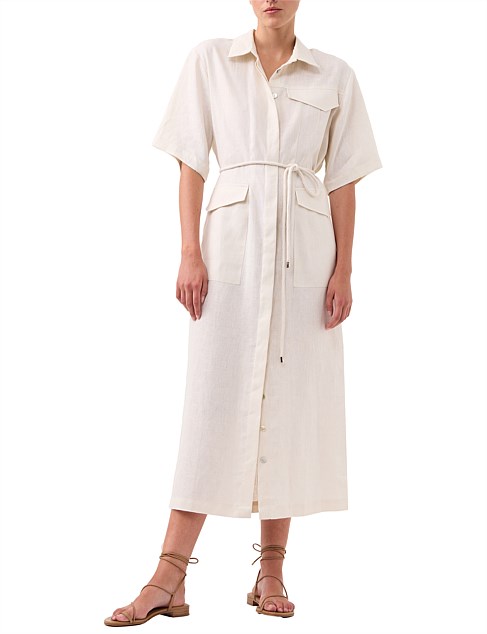 Morrison Avaline Linen Shirt Dress | David Jones