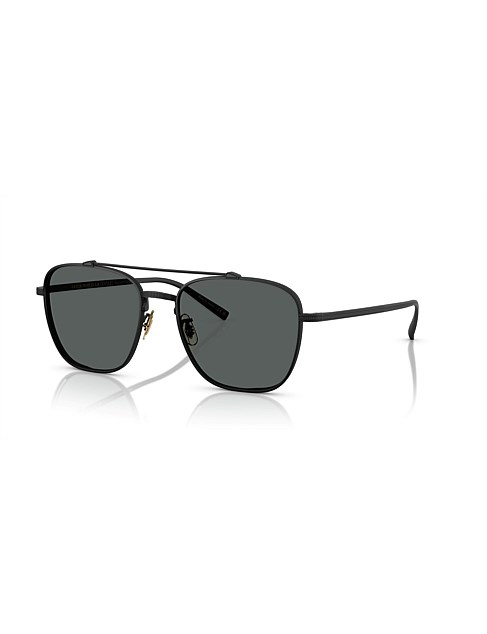 Oliver Peoples Avison Pilot Black Midnight Express Polar Sunglasses ...
