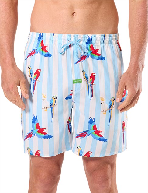 Mitch Dowd Parrot Trooper Sleep Short | David Jones