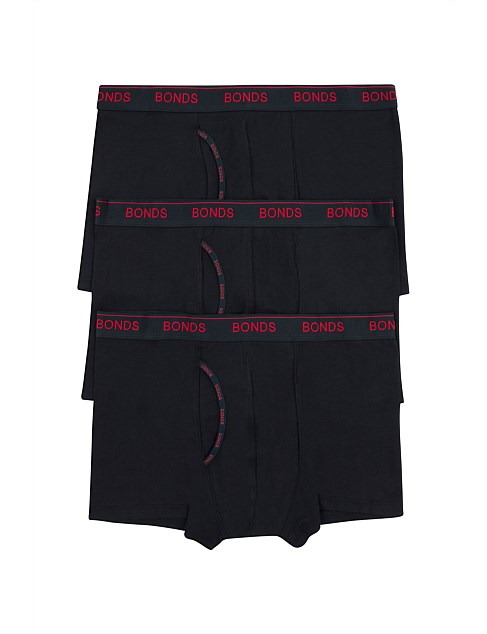 Bonds 3 Pack Guyfront Trunk | David Jones