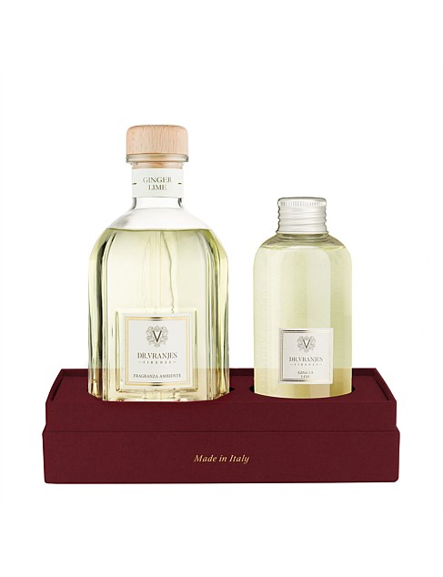 Dr. Vranjes Ginger & Lime Gift Box Diffuser 250ml + 150ml Refill | David Jones