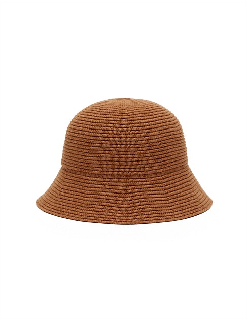 Unison Crochet Textured Bucket Hat | David Jones