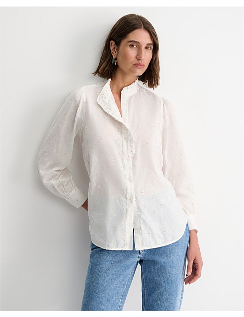 Sportscraft Emma Embroidery Blouse | David Jones