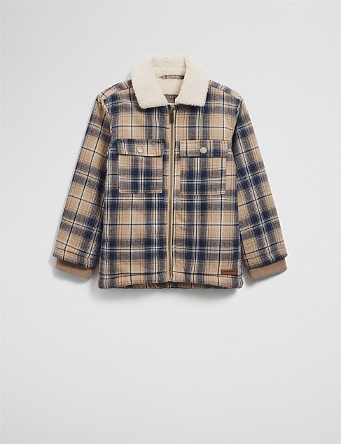 Country Road Checked Shacket | David Jones