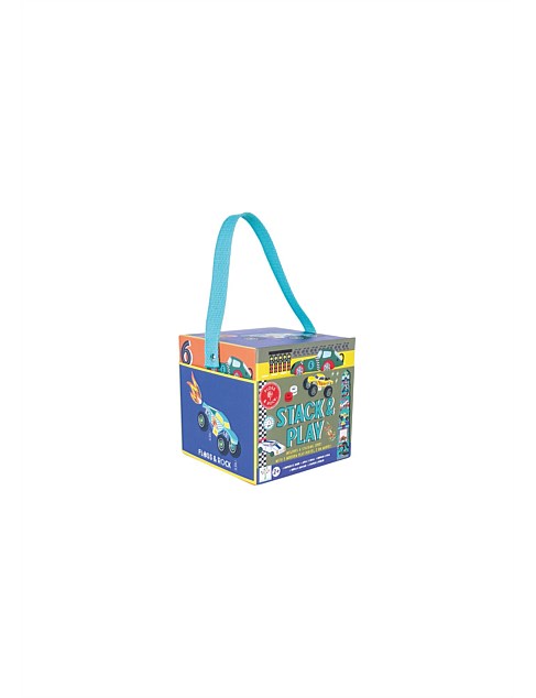 Floss & Rock Stacking Cubes -Cars | David Jones