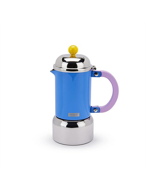Bodum Moma Espresso Stove Top Coffee Maker 3 Cup/180ml Blue | David Jones