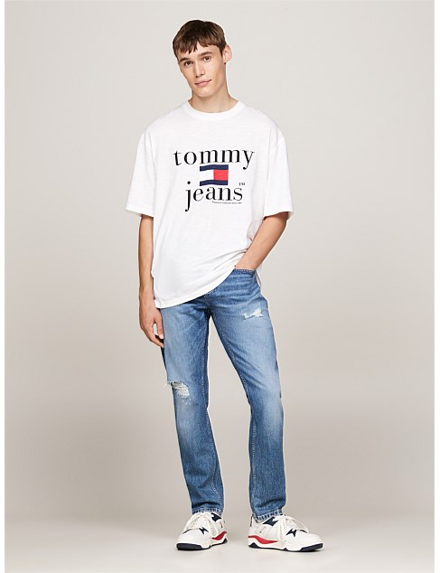 Tommy Jeans Logo Oversized T-shirt | David Jones