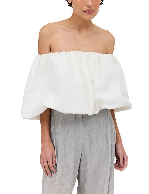 Bianca Spender White Cotton Hazel Top | David Jones