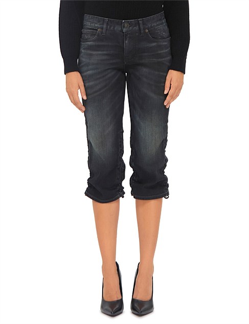 Balenciaga Dark Denim Capri Pants | David Jones